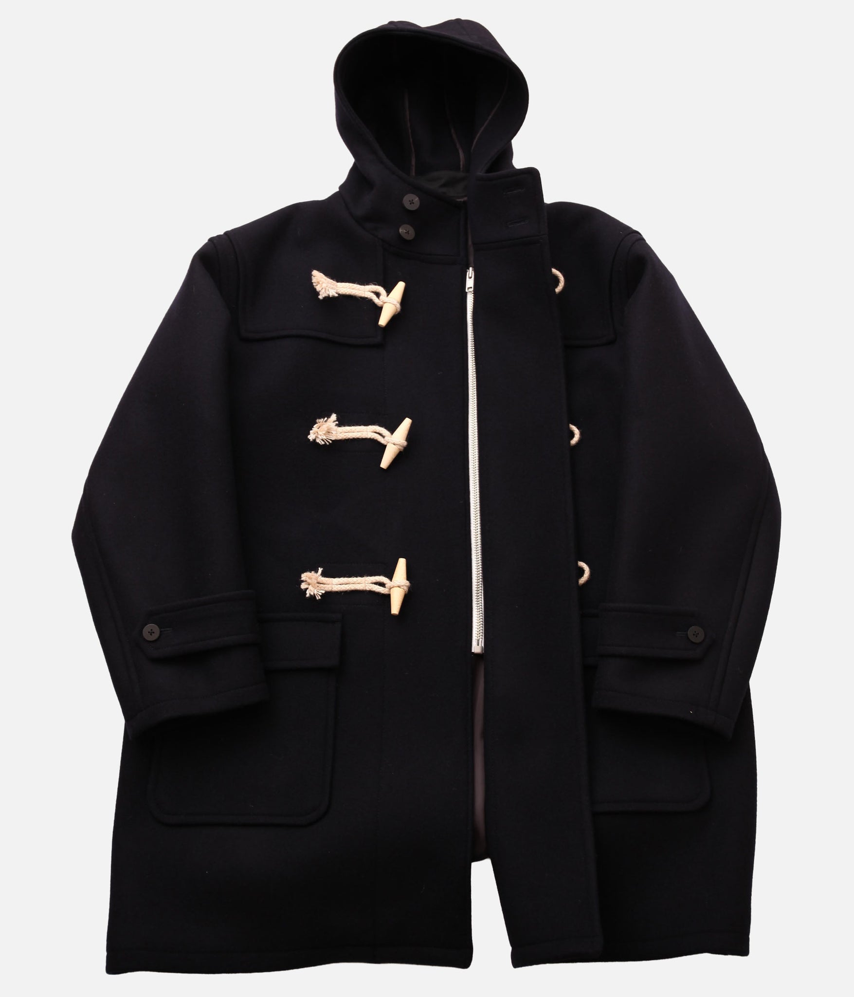 I AM DORK /DUFFLE COAT "WOOL CASHMERE" (DARK NAVY) – LAFUNQUE